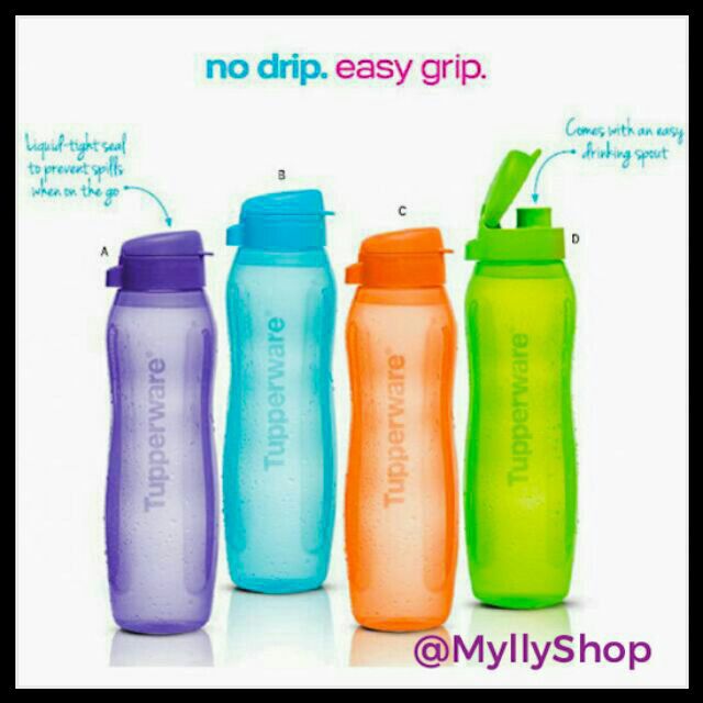 TUPPERWARE 1L ECO BOTTLE SLIM | Shopee Malaysia