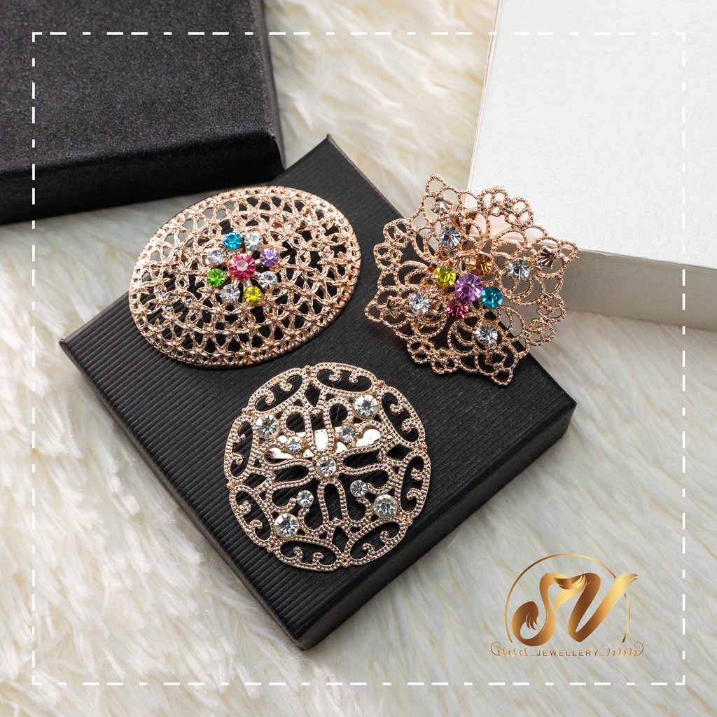 Sv Jewellery 1 Pcs Kerongsang Dokoh Brooch Kebaya Dokoh Single Pin Bahu ...