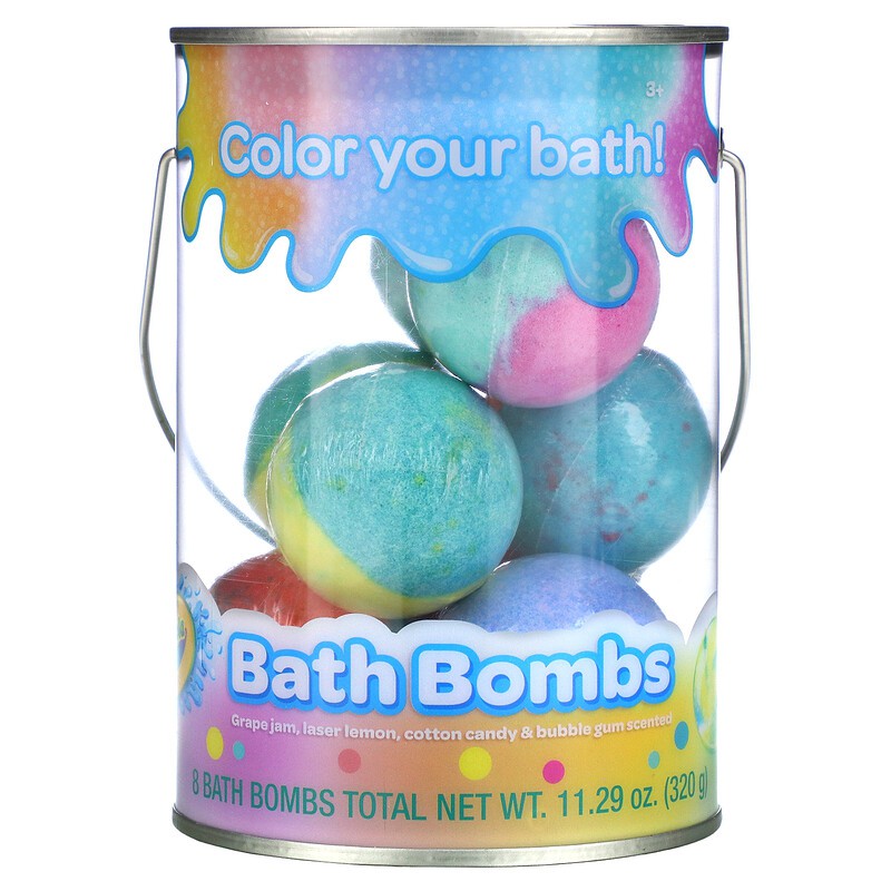 Crayola, Bath Bomb Bombs, Grape Jam, Laser Lemon, Cotton Candy & Bubble ...