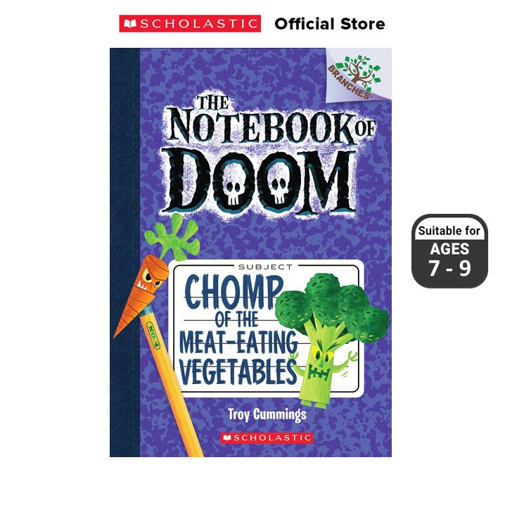 Scholastic The Notebook Of Doom 4 Chomp Of the Meat-eating Vegetables ...