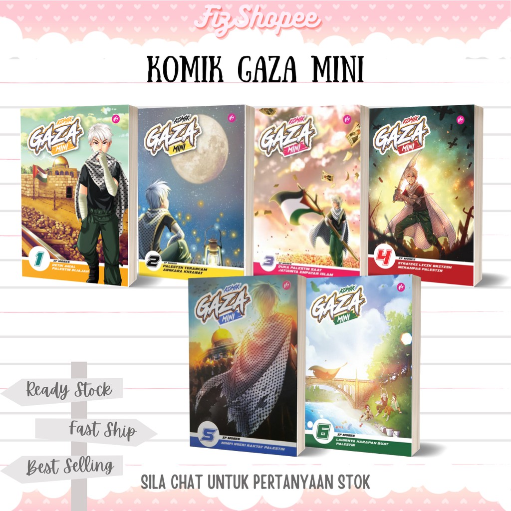 BUKU KOMIK GAZA MINI Palestin Gaza | Shopee Malaysia