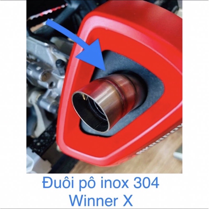 Winner X 304 stainless steel exhaust pipe cover (negative screw ...