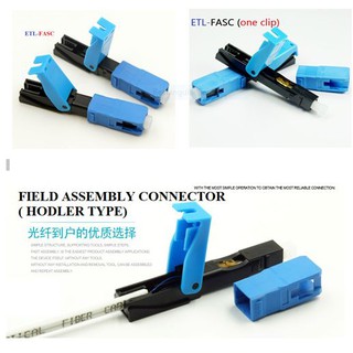 FASC Fast Connector fiber optic 100pc clip type (Field Assembly ...