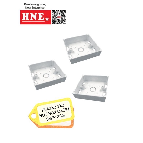 🌟 READY STOCK 🌟 PVC NUT BOX / ELECTRICAL BOX /3X3 / 3X6 /SINGLE ...