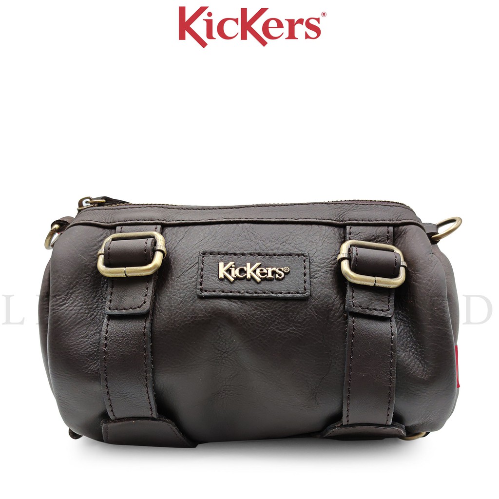 Kickers Genuine Top Grain Leather Crossbody & Shoulder Bucket Bag #1KIC ...