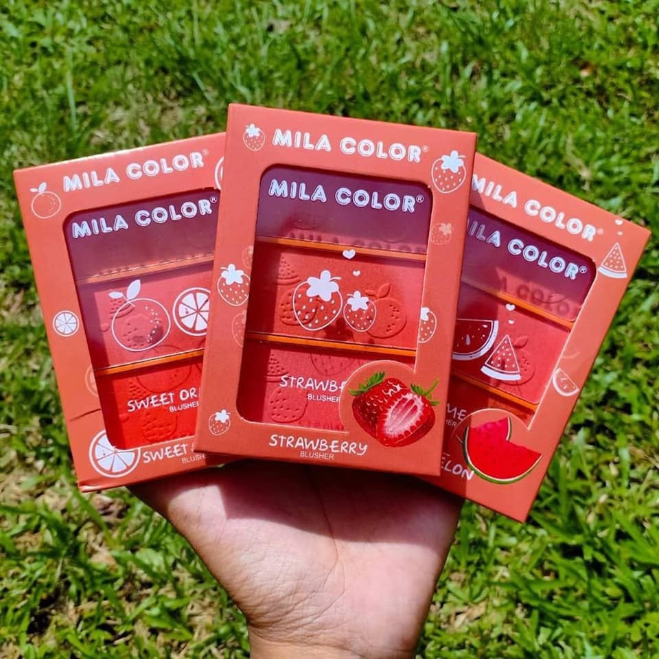 Mila Color 3 Colors Peach Blusher(You Are My Peach) | Shopee Malaysia