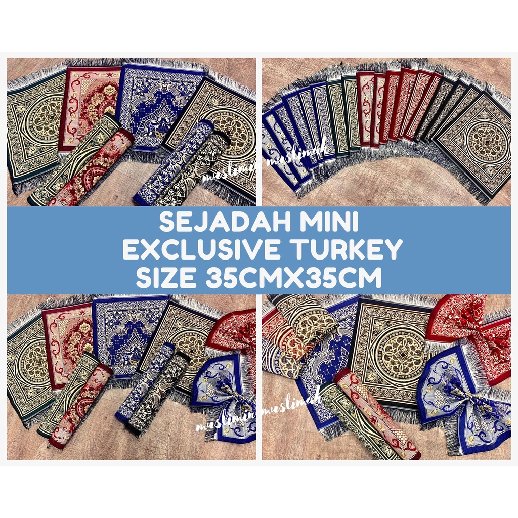 SEJADAH MINI EXCLUSIVE TURKEY 35CMX35CM Sejadah Muka Doorgift ...