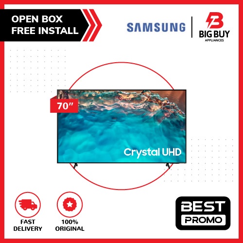Samsung 70" BU8000 4K UHD Smart TV UA70BU8000KXXM | Shopee Malaysia