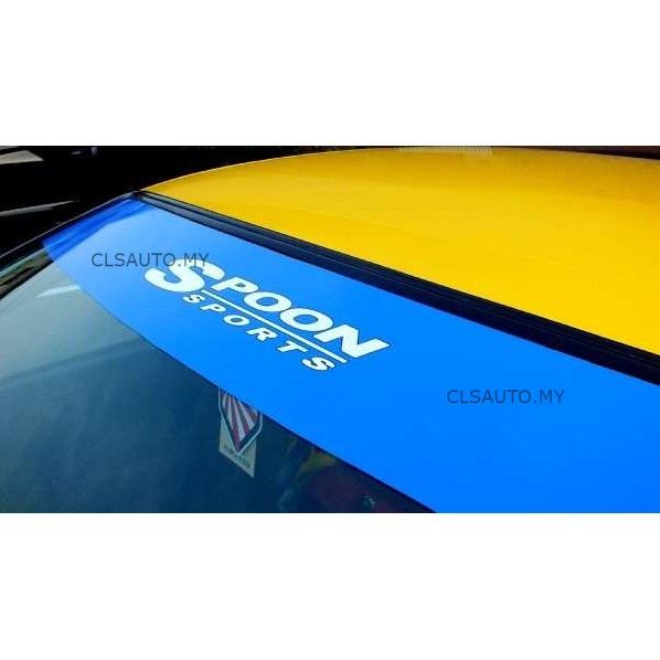 HONDA SPOON SPORTS CAR WINDSCREEN STICKER (52" INCH) | Shopee Malaysia