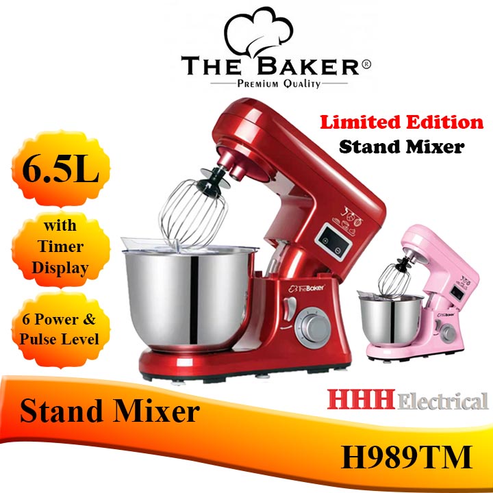 The Baker Upgraded 6.5L Stand Mixer ESM989/Innofood KT-609/Innofood KT-580 Mesin Kek/The Baker ...