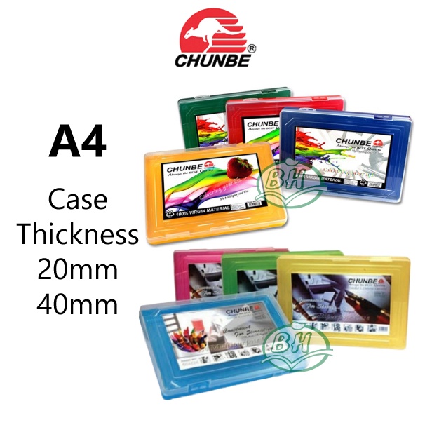 Chunbe 20mm 40mm Thick Plastic Document Case Without Handle | Shopee ...