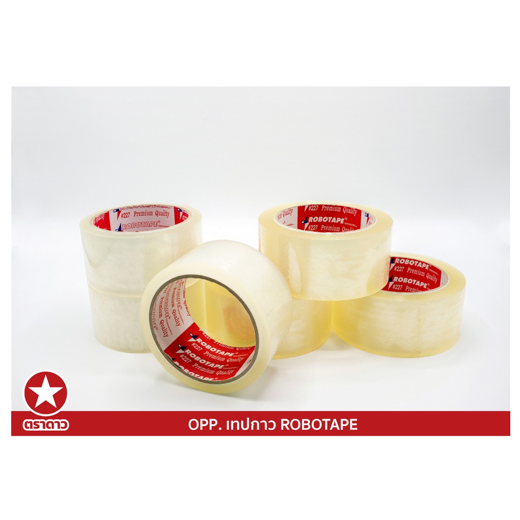 [Star Brand] OPP Masking Tape Size 2 Inches Clear/Brown (6 Rolls/Pack ...