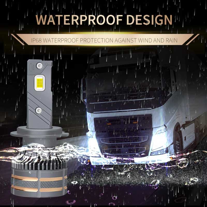 2X 24V Truck 130W 36000LM Led Car Headlight Bulbs H4 H7 H1 H3 For Hino ISUZU MAN JAC Head Light ...