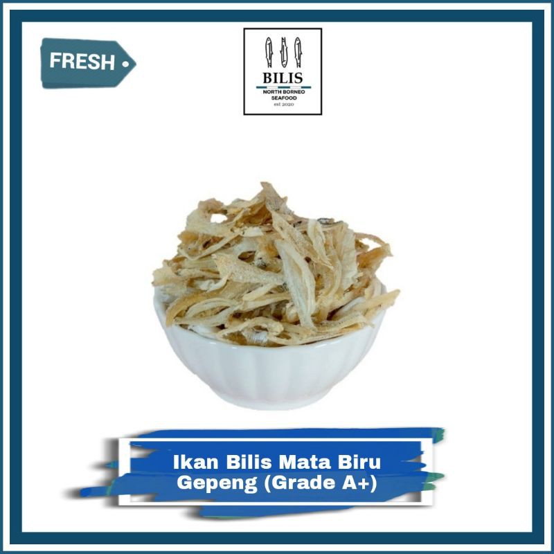 Ikan Bilis Mata Biru Gepeng (Grade A+) 500gram/1kg | Shopee Malaysia