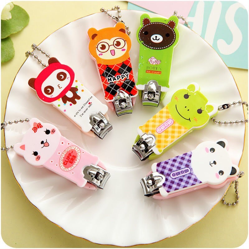 Multi-shaped MINI Nail Clipper With Hanging Keychains - Animal-Shaped ...