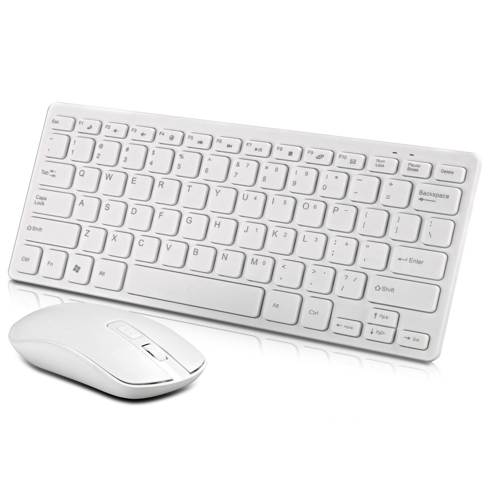 MINI 2.4G WIRELESS KEYBOARD AND MOUSE DESKTOP PC COMBO SET WITH SKIN ...