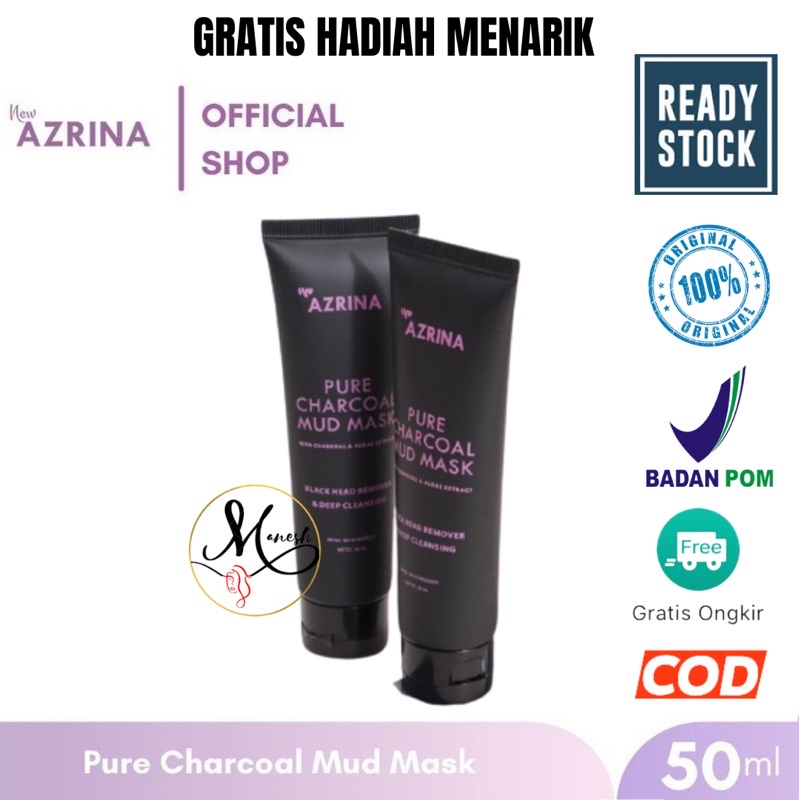 Azrina Mud Mask new Azrina Pure Charcoal Mud Mask | Shopee Malaysia