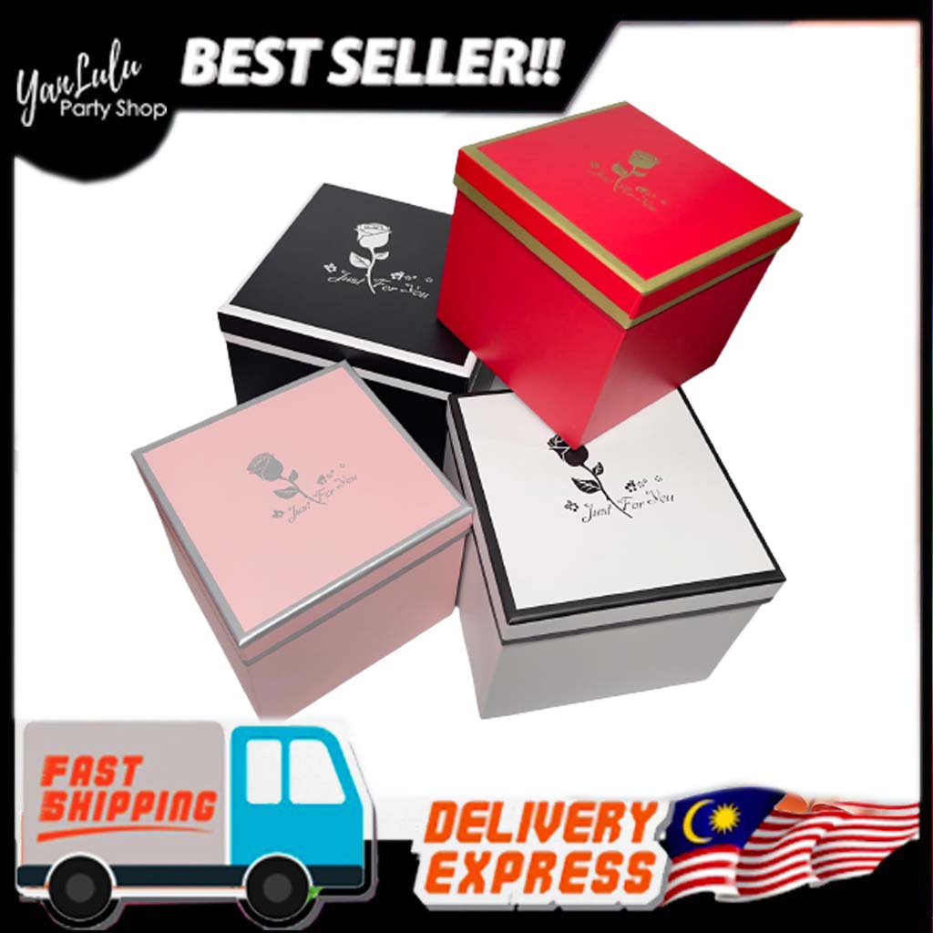 🔥3 IN 1 high-end simple square gift box 🔥(SABAH/SARAWAK TIDAK HANTAR ...