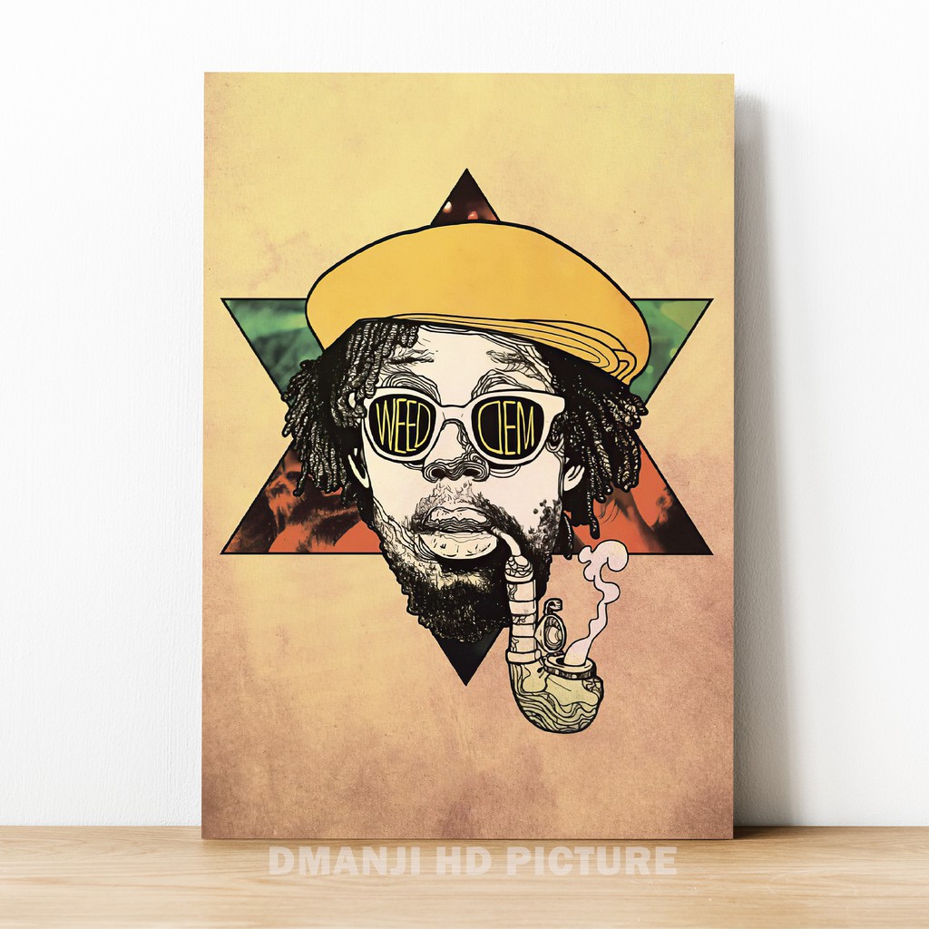 HIASAN DINDING KAYU 1-20 REGGAE WALL Decoration/20x30/BOB MARLEY Wood ...