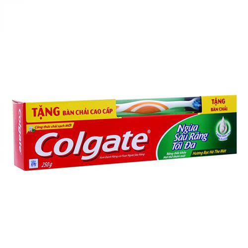 GIVE A COOKING TABLE Colgate toothpaste prevents tooth decay up to 250g ...