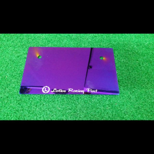 Papan Plate Besi Belakang Titanium Lativo | Shopee Malaysia