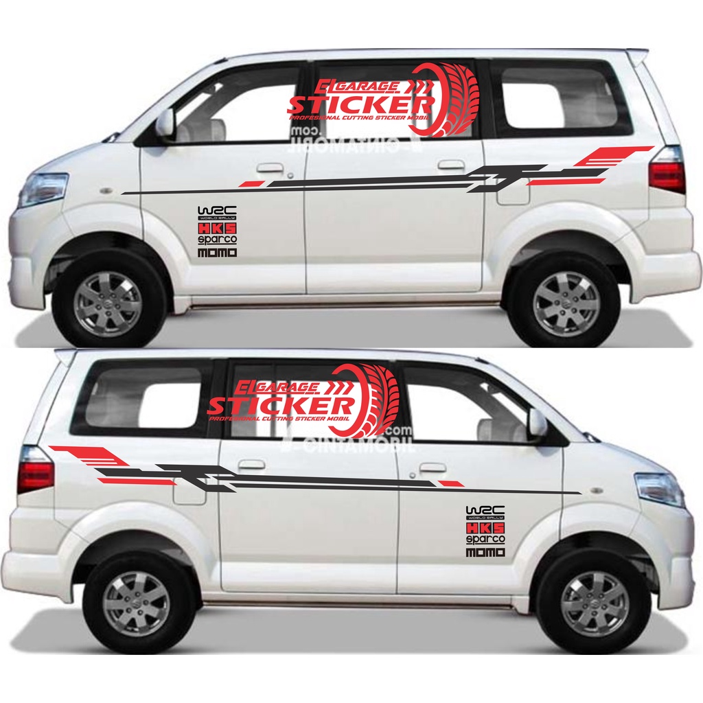 Apv Car Sticker cutting New suzuki apv Car Sticker stripping universal ...