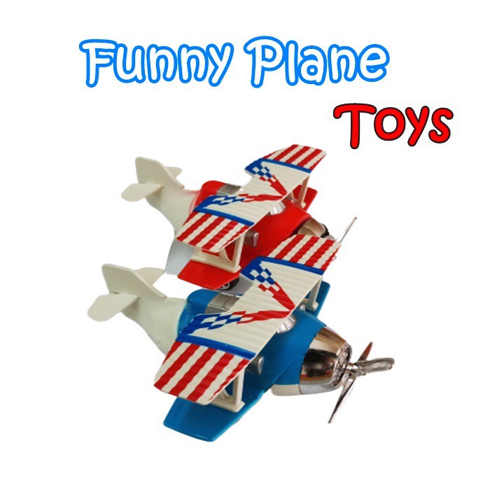 TROLLEE Funny Children's Toys Pull Back Aircraft Small Inertia Plane ...
