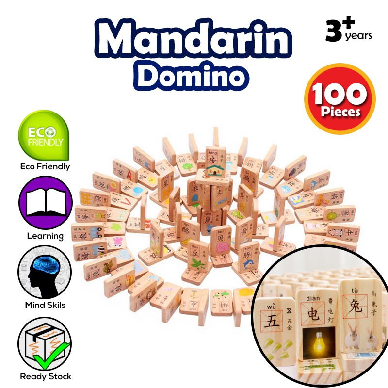 Mandarin Chinese Domino Learning Educational Toy R409 | Shopee Malaysia
