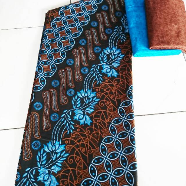 2 meter JARIK FABRIC SENO MOTIF / UNIFORM FABRIC / SOGAN BATIK FABRIC ...