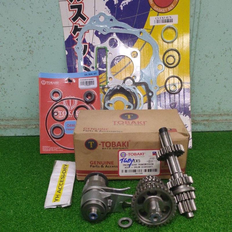 ex5 gear box full set jenama tobaki gaskit dan oil seal(3in1) | Shopee ...