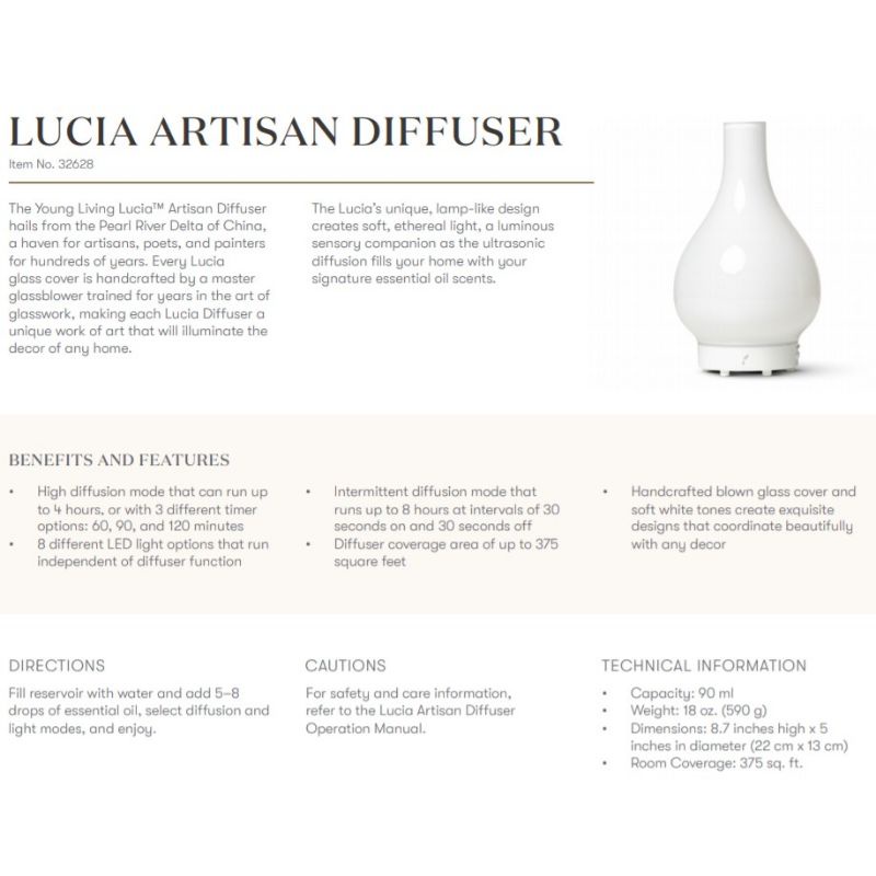 Lucia Artisan Diffuser Young Living ( NEW IN BOX ) | Shopee Malaysia