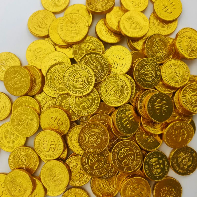 200g Mini Chocolate Gold Coin HALAL | Shopee Malaysia