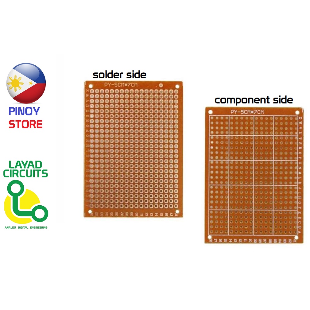 Universal PCB matrix board 5x7cm 7x9cm 9x15cm thin board 1mm thickness ...