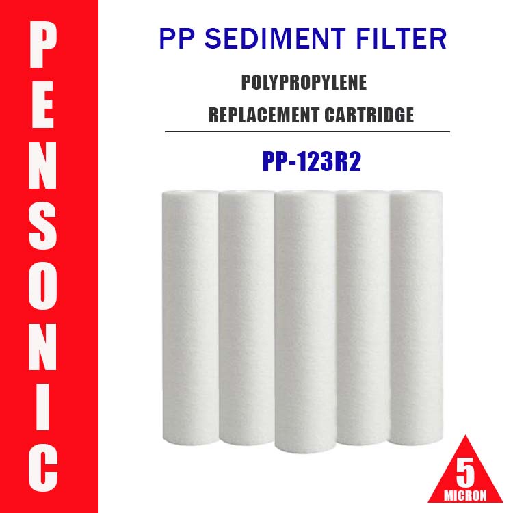 Pensonic (5pcs) PP-123R2 Polypropylene Replacement Cartridge for PP-123 Water Filter | Shopee ...