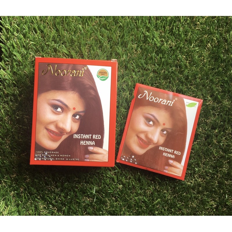 Hair henna Inai rambut Inai kuku Noorani packet/6 packets per box ...