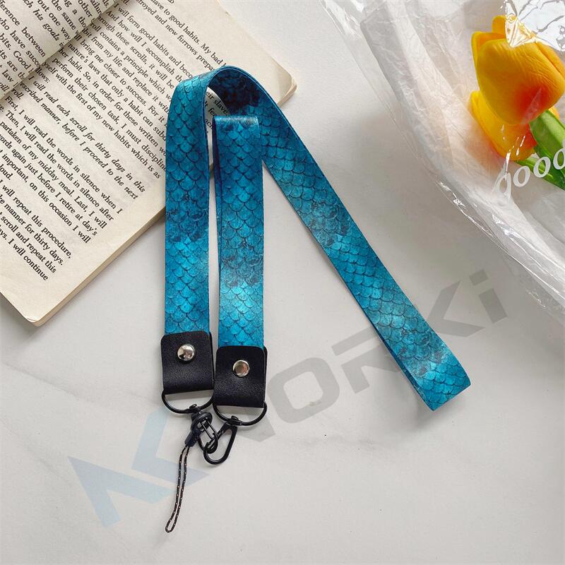 New 2 in 1 Fashion Mobile Phone Lanyard Key Ring Sling Badge Neckband ...