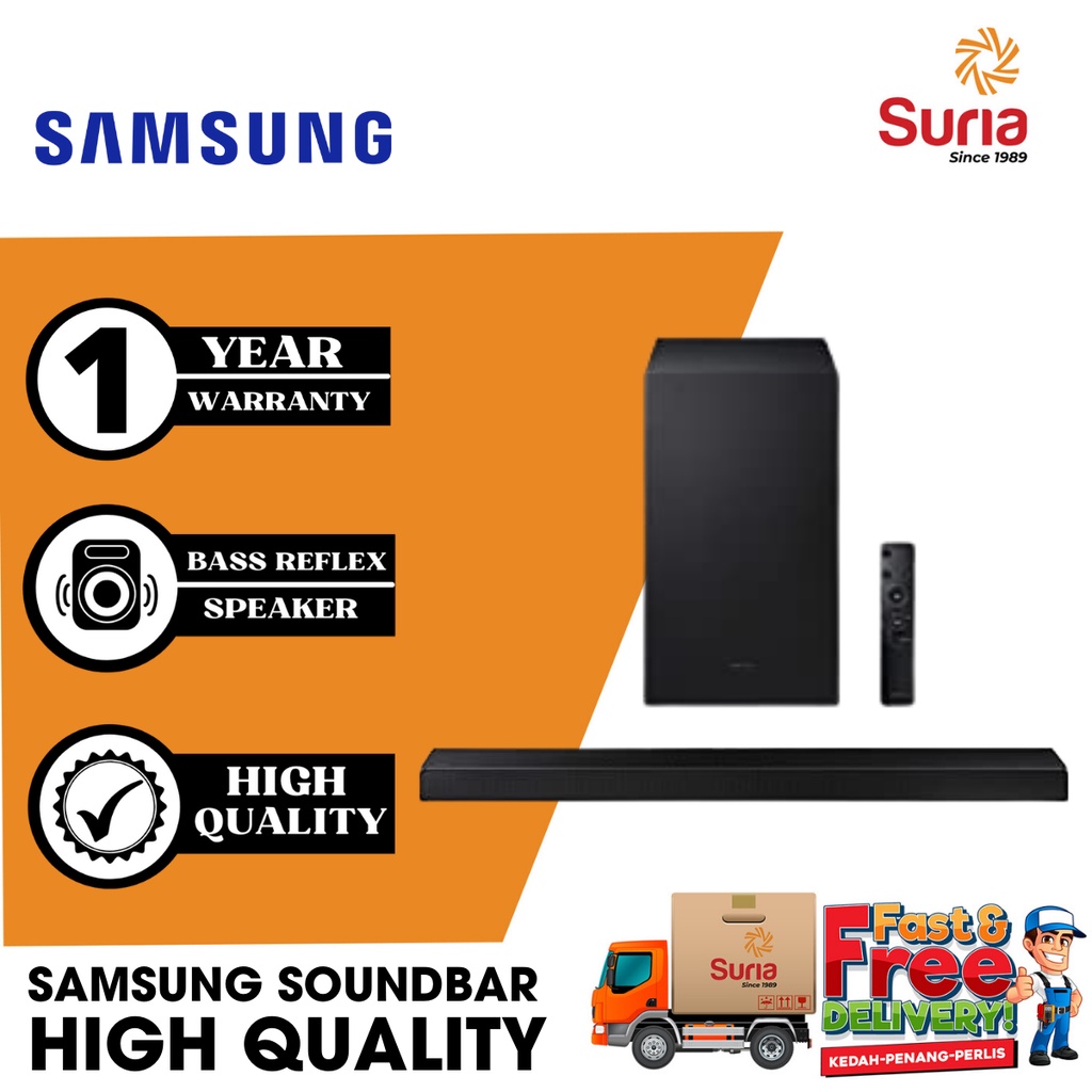 SAMSUNG HW-A450 Soundbar (2021) | Shopee Malaysia