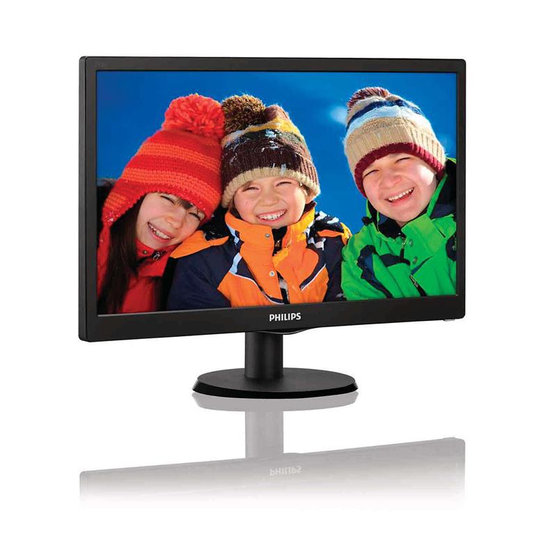 Philips 193V5LSB2 V-Line Led Display Monitor - Black (18.5") | Shopee ...