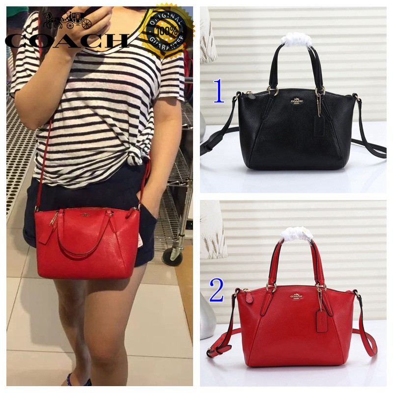 Coach handbag women fashion one shoulder messenger dumpling bag full ...