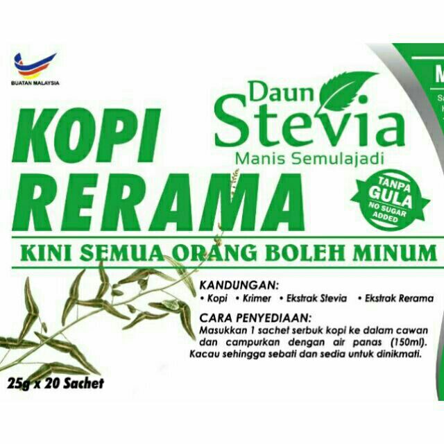Kopi rerama Stevia DSTEVIA 500g (loose pack) | Shopee Malaysia