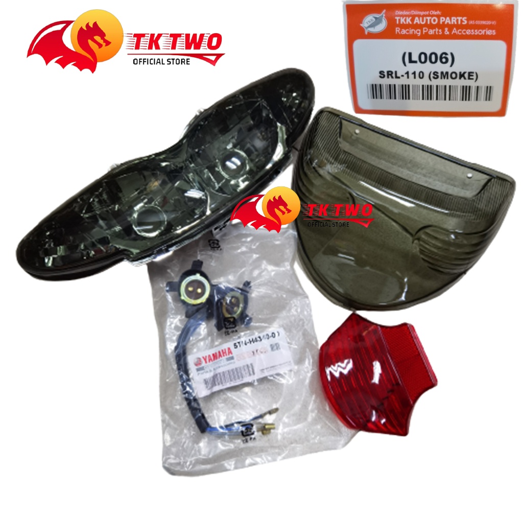 (L006) SRL110 HEAD LAMP SMOKE + SIGNAL SMOKE + TAIL LAMP SMOKE LAMPU ...