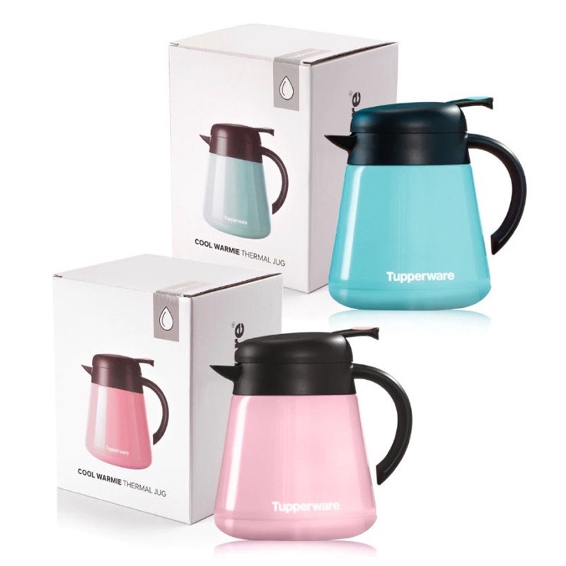 TUPPERWARE Cool Warmie Thermal Jug 800ml, Flask Tupperware | Shopee ...