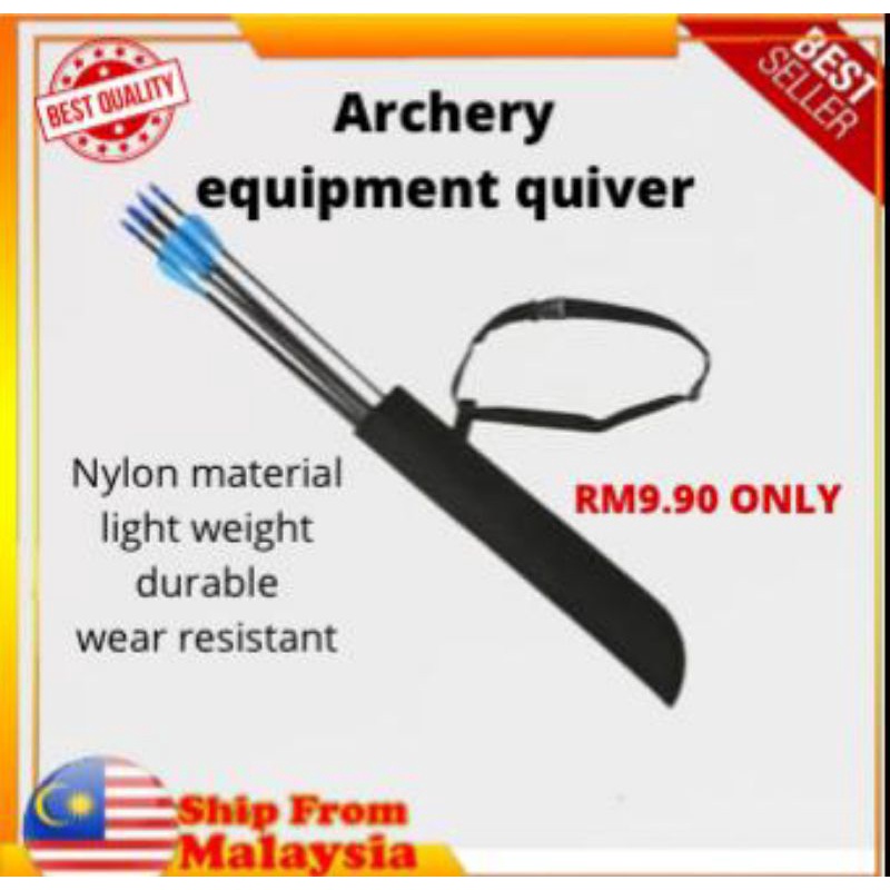 Archery high quality adjustable strap sport arrow side quiver equipment ...