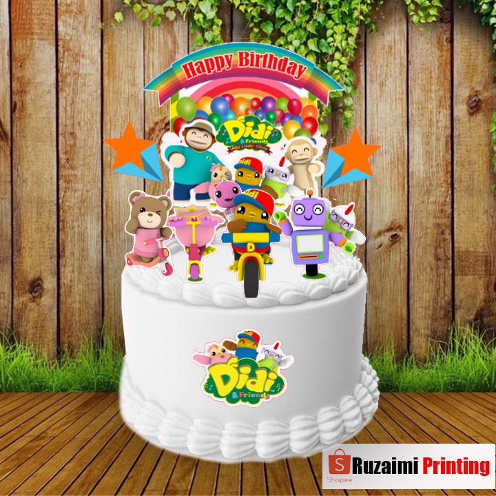Didi & Friends Cake Topper 006 | Shopee Malaysia