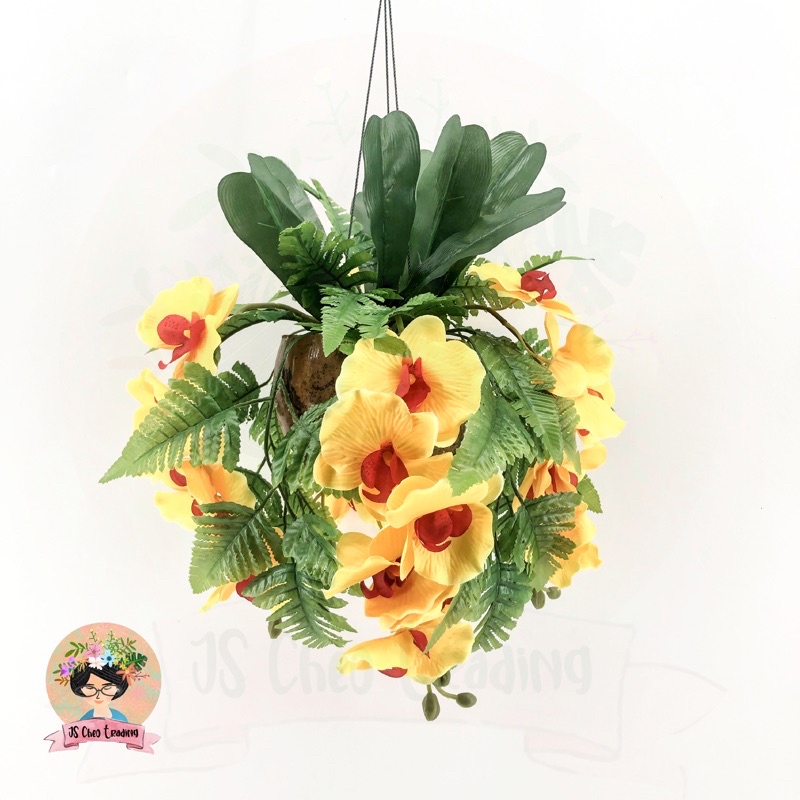 🔥Ready Stock🔥Bunga Orkid Kelapa/Bunga Orkid Gantung/Bunga Hiasan/Bunga ...
