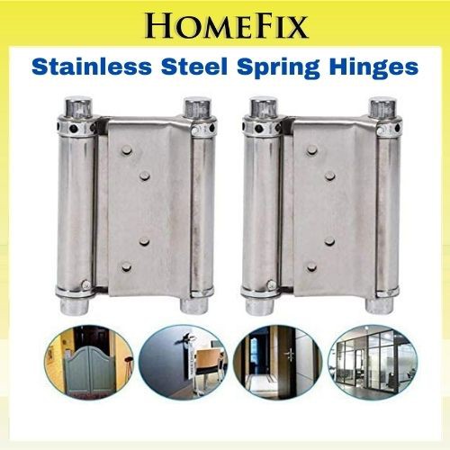 Stainless Steel Cowboy Hinge Double Action Spring Hinges 3" / 4 ...