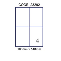 ABBA LASER INKJET LABEL STICKER PAPER A4 100 sheets - ABBA LASER INKJET ...