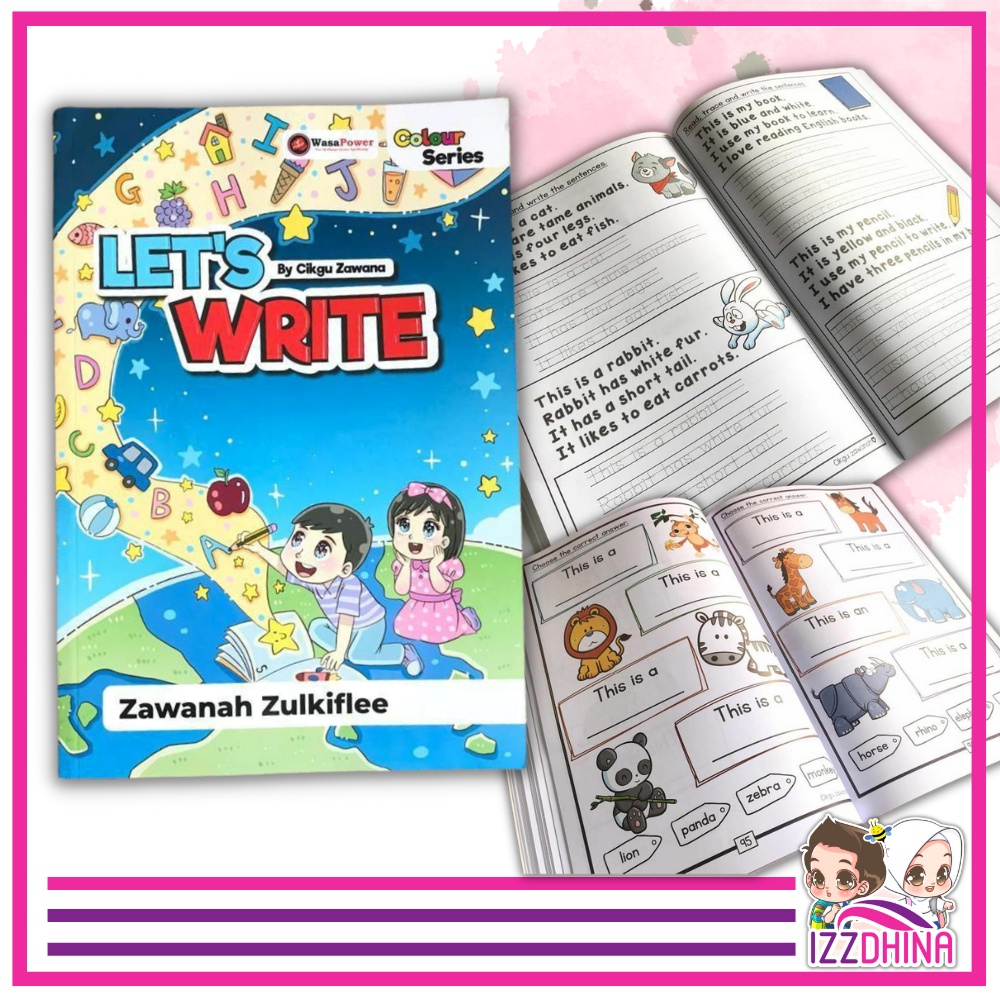 Lets Write Book | Buku Belajar Menulis | Writing English Book | Latihan ...