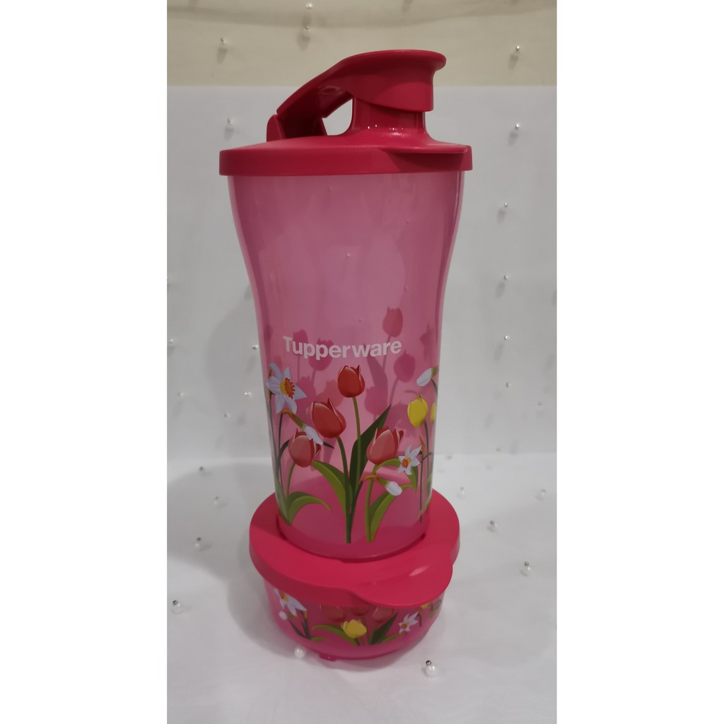 Tupperware quench & snack set (tumbler 800ml & snack bowl 200ml ...