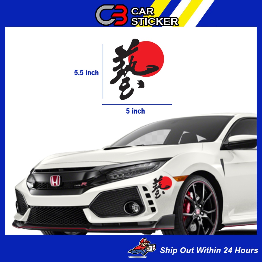 JS RACING YI CAR STICKER / CS475 | Shopee Malaysia